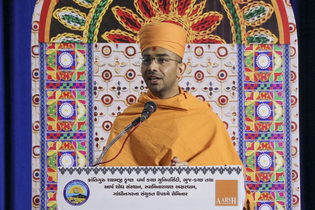 Seminar on ‘Earthquake Relief Work by Pramukh Swami Maharaj’ - BAPS ...
